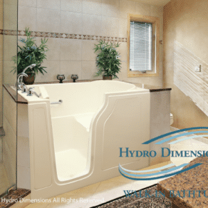 Bariatric Walk In Tub | 35 x 55 Large Walk In Tub -Wide Seat